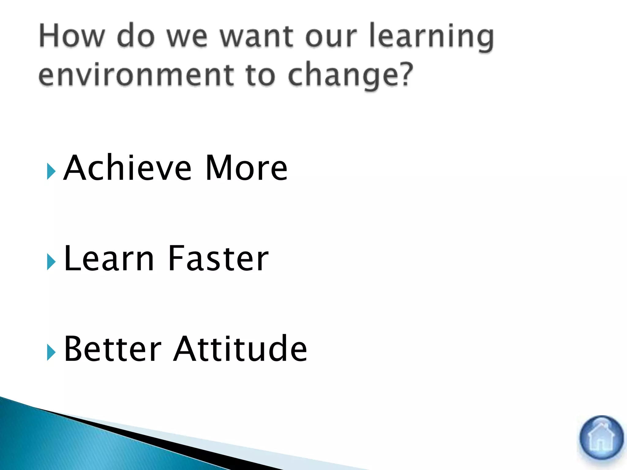 The Changing Learning environment | PPT