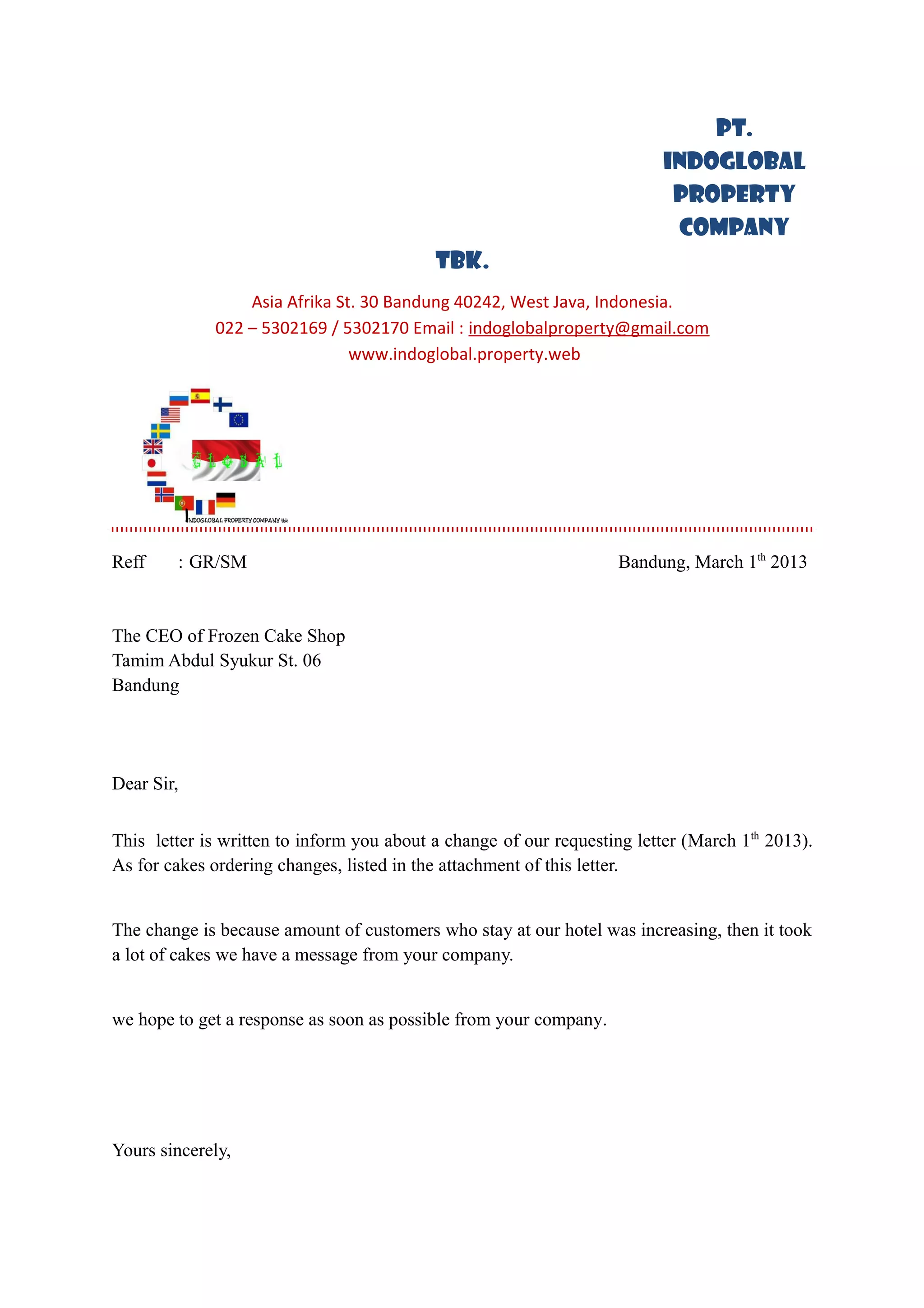 Changing letter | PDF