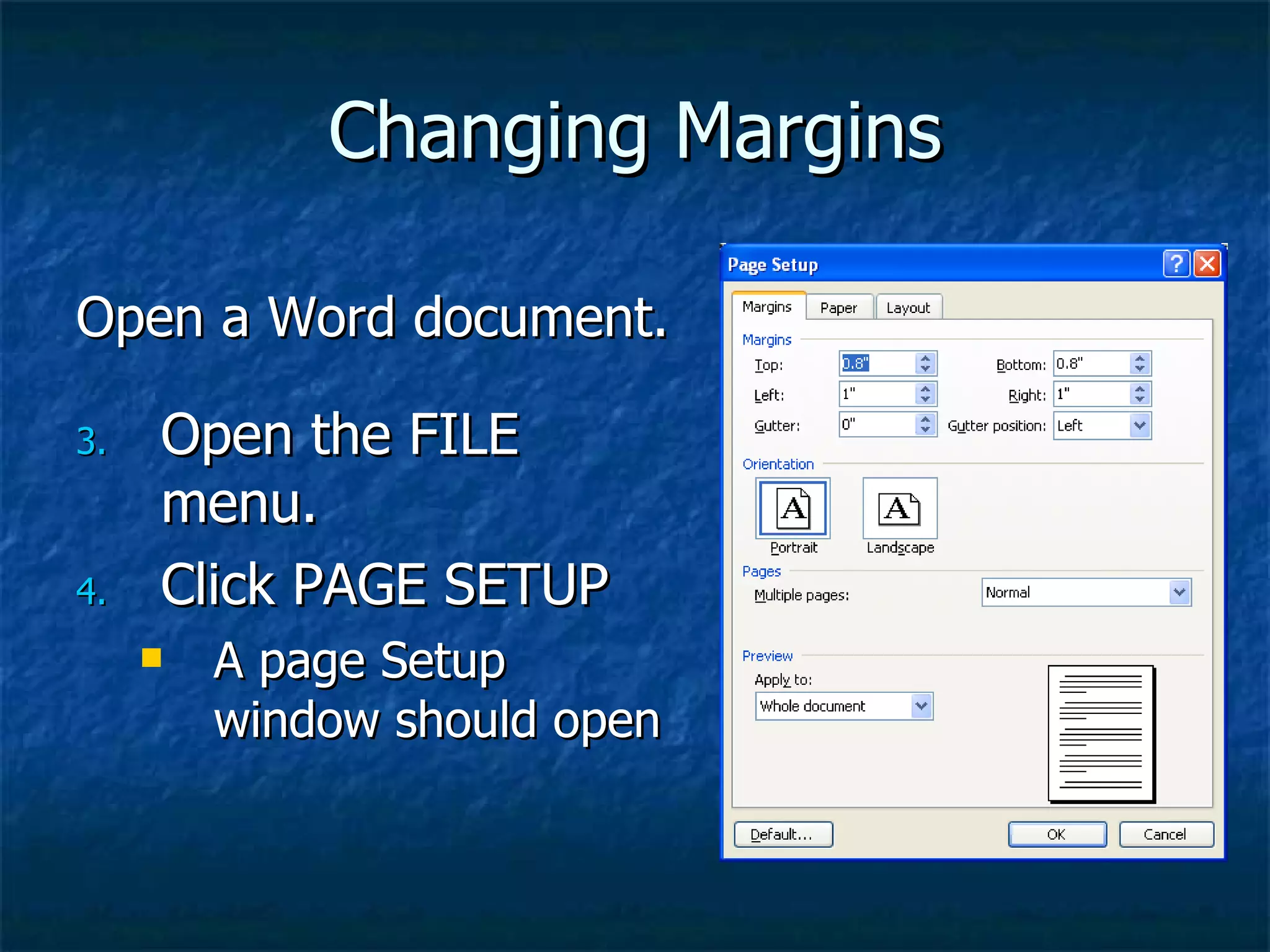 Changing Margins | PPT | Computing | Technology & Computing