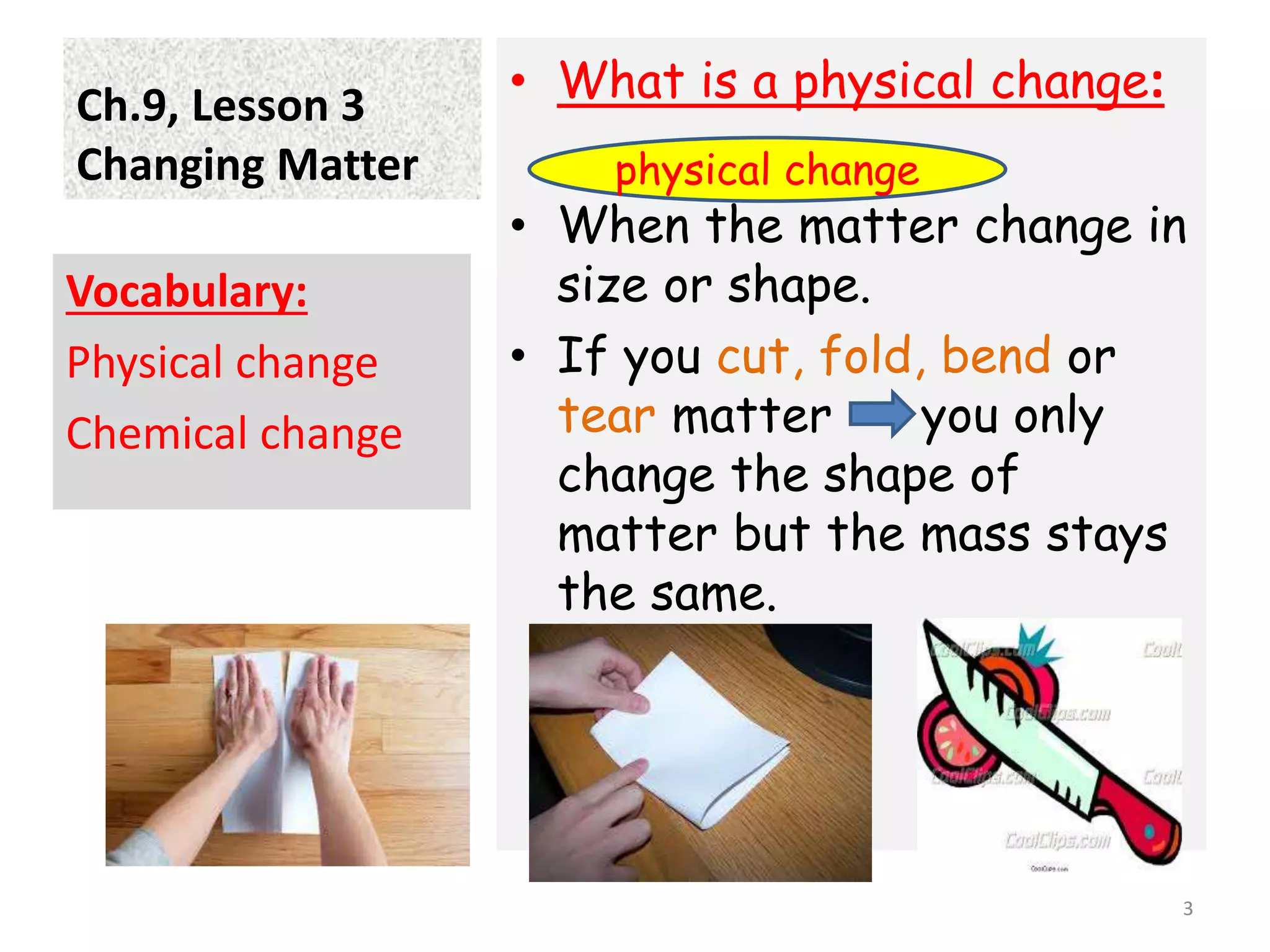 Changing matter g2 | PPTX