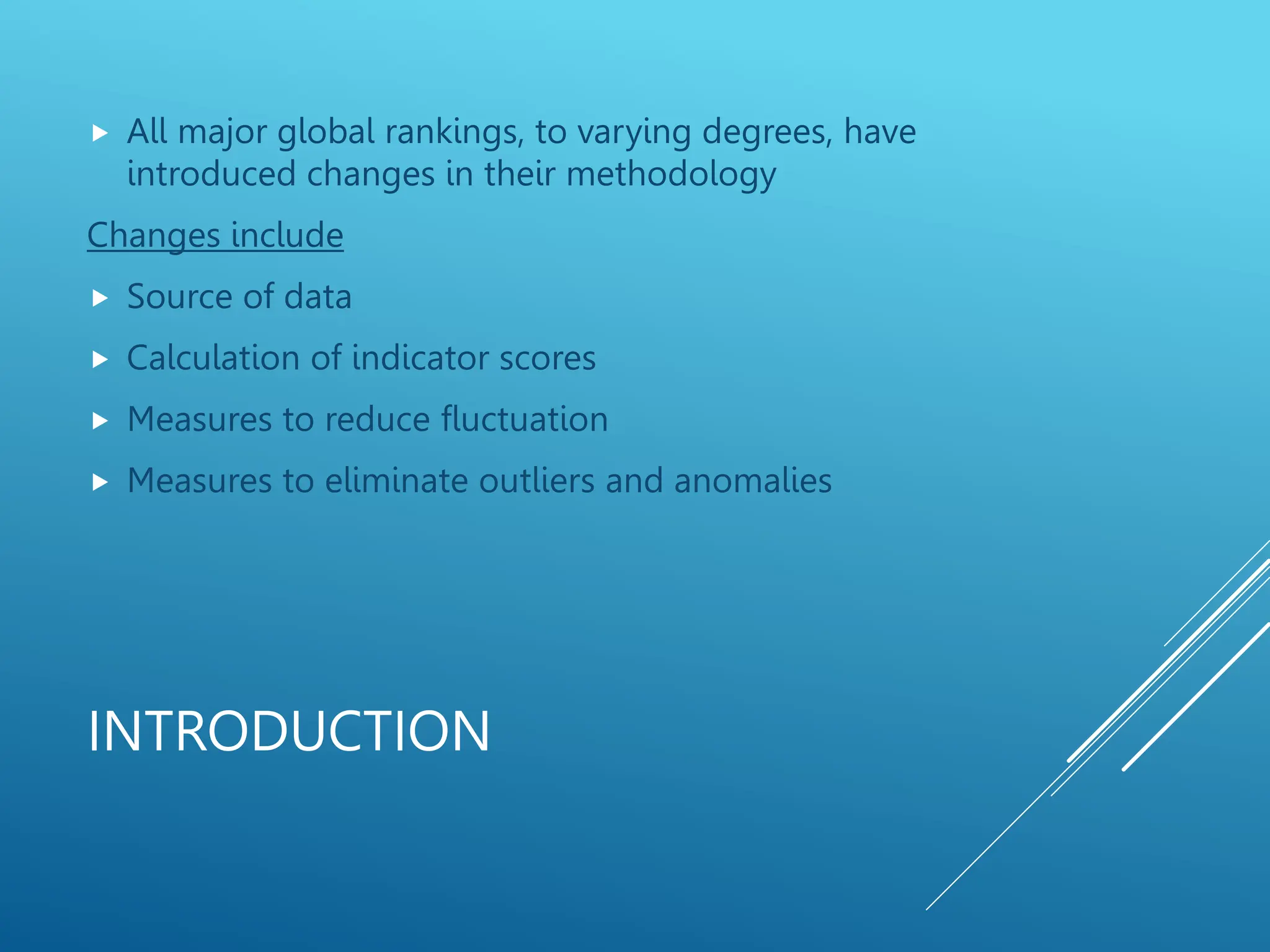 Global University Rankings: Changing Methodologies | PPTX