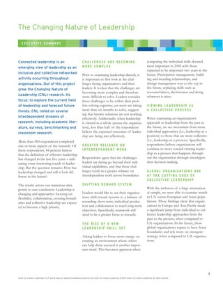 Changing Nature Of Leadership | PDF