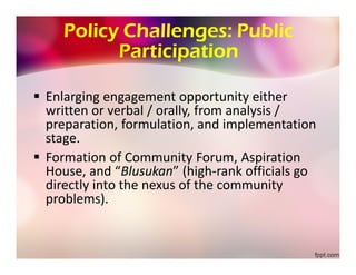 Changing Organization & Challenges of Policy System in Indonesia | PDF ...