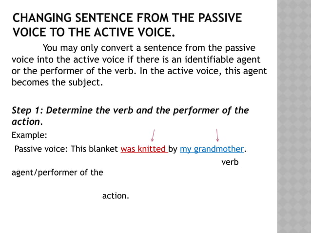 CHANGING PASSIVE VOICE TO ACTIVE VOICE.pptx