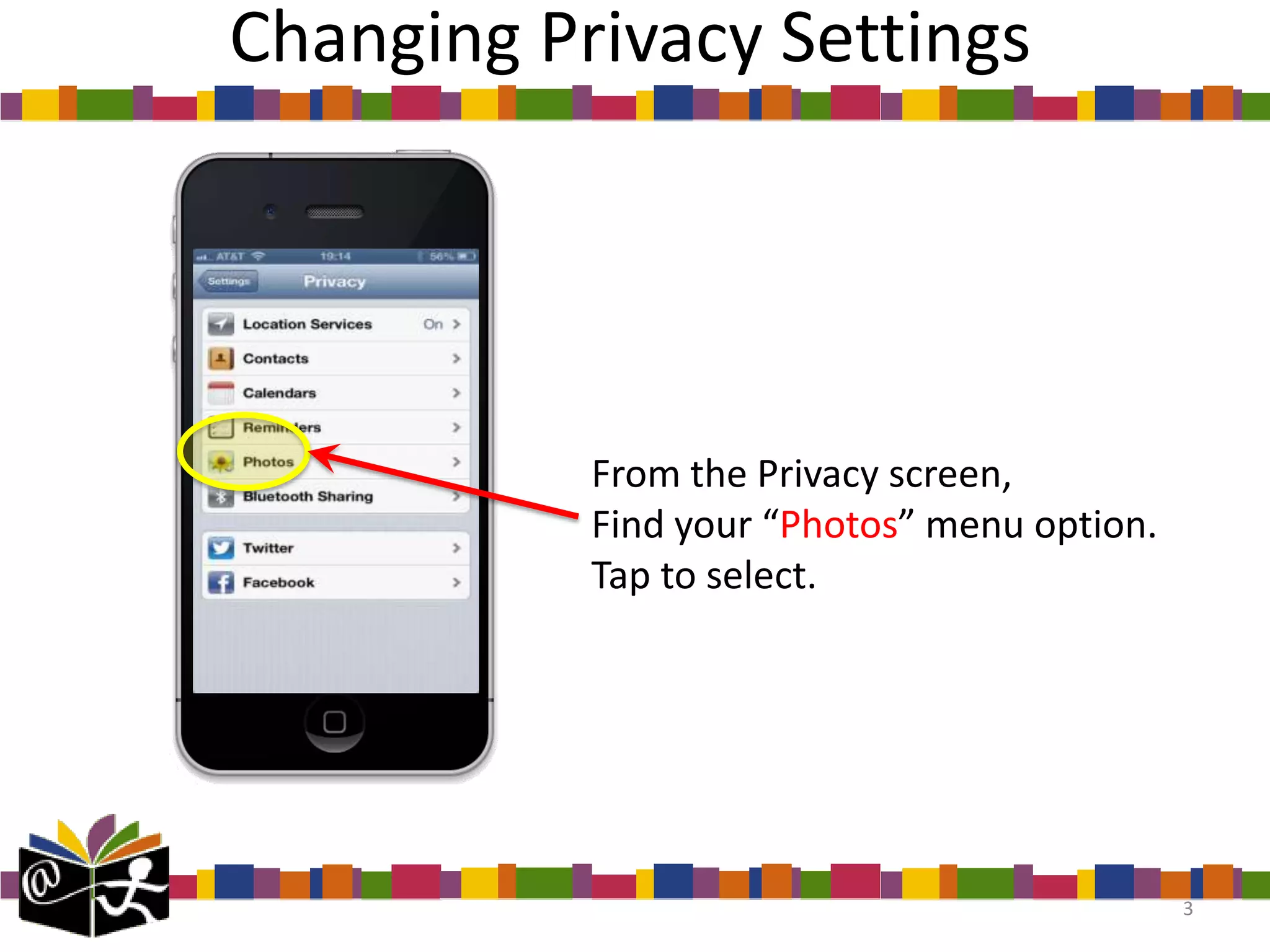 Changing privacy settings | PPTX