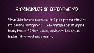 Changing professional development | PPT