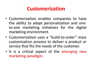 Changing scenario marketing | PPTX | Internet | Computing