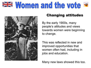 Women and the vote - Changing social attitudes | PPT | Marriage and ...