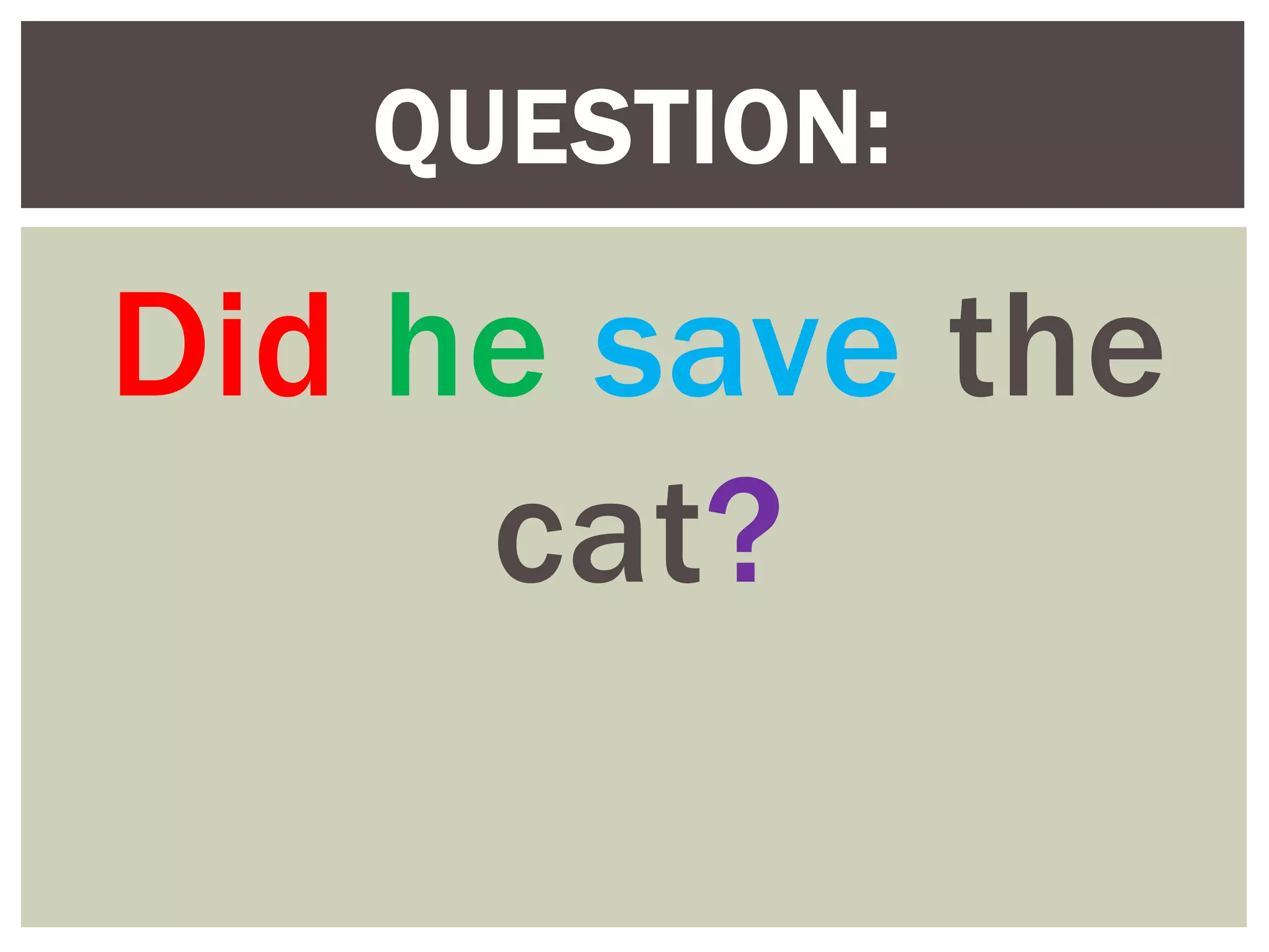 Changing statements into questions | PPTX