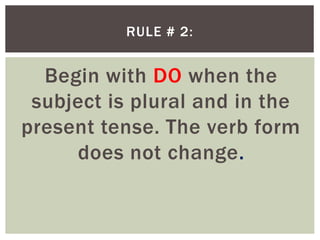 Changing statements into questions | PPTX