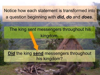 Changing statements to questions | PPT