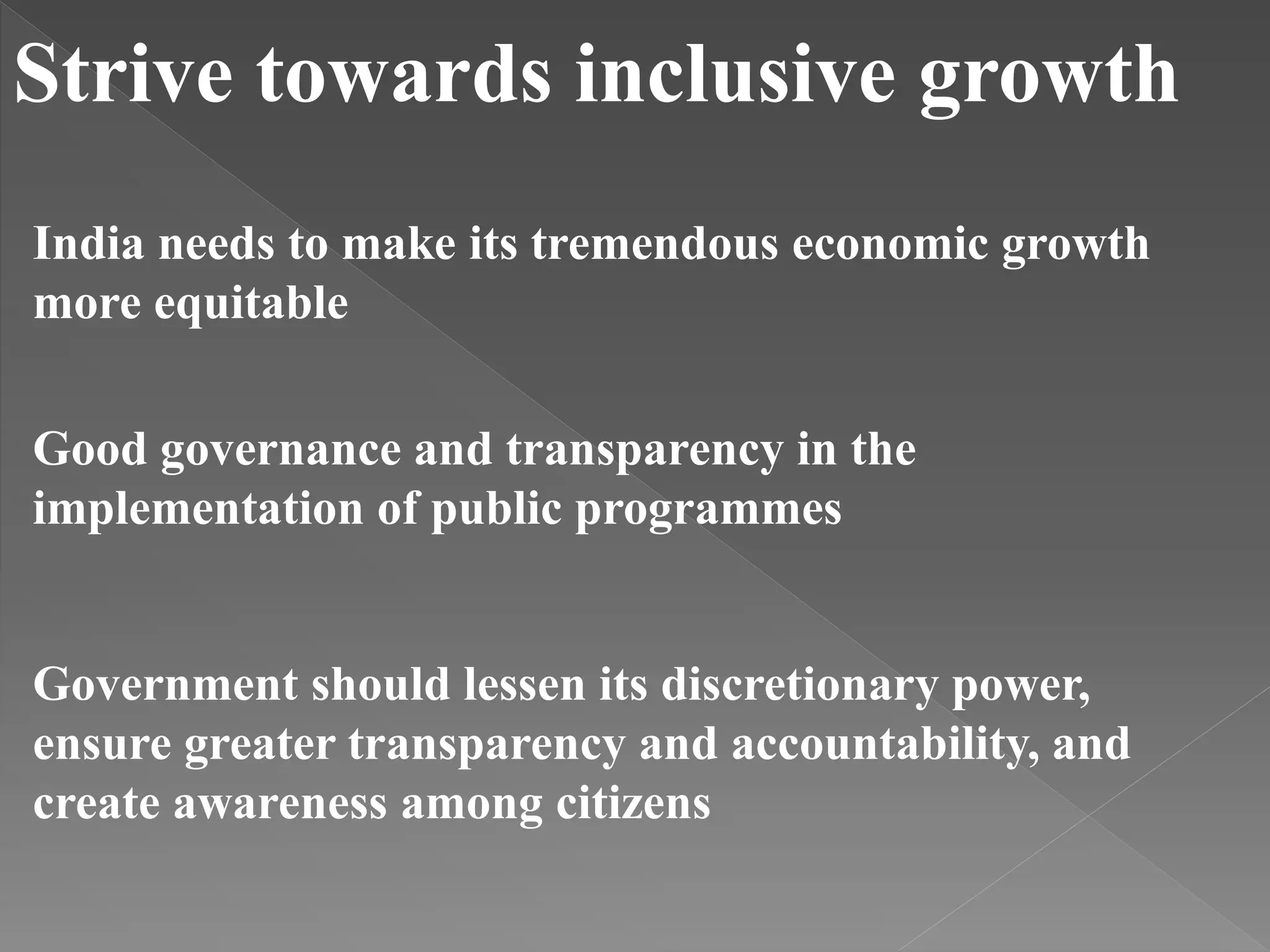 Changing Structure of Indian Economy:The missing link in Economic ...