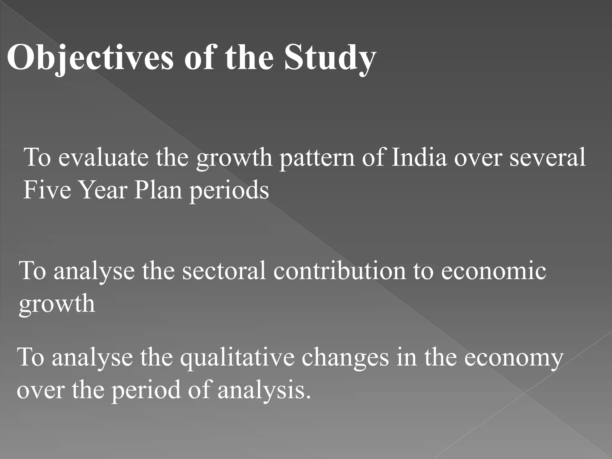 Changing Structure of Indian Economy:The missing link in Economic ...