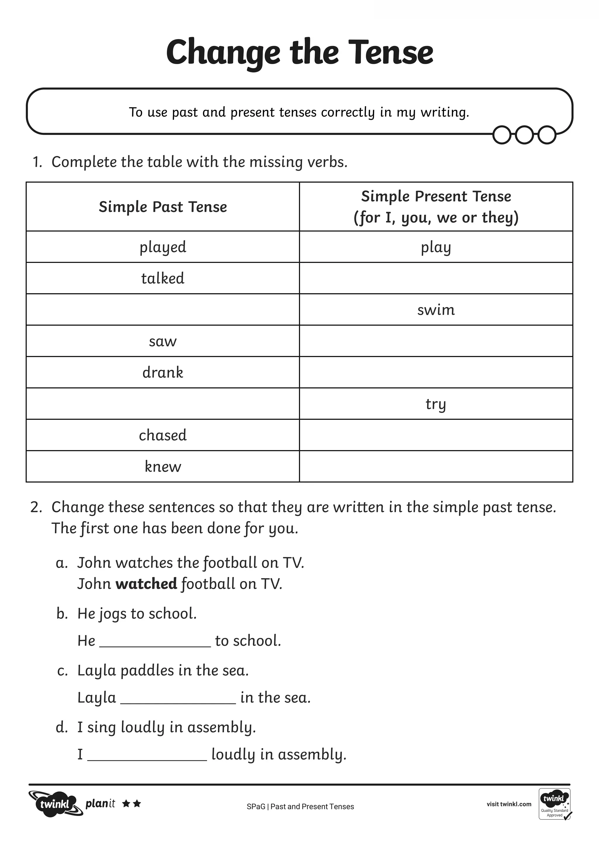 CHANGING TENSE EXERCISE (PRESENT -PAST -FUTURE).pdf