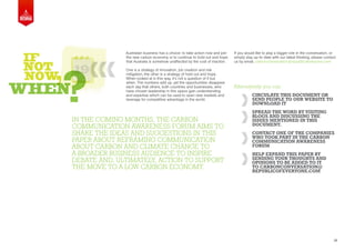 Changing the Carbon Conversation | PDF | Green Solutions | Business