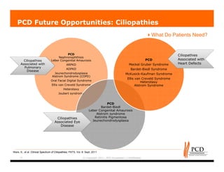 Changing the Future of Primary Ciliary Dyskinesia (PCD): PCD Clinical ...