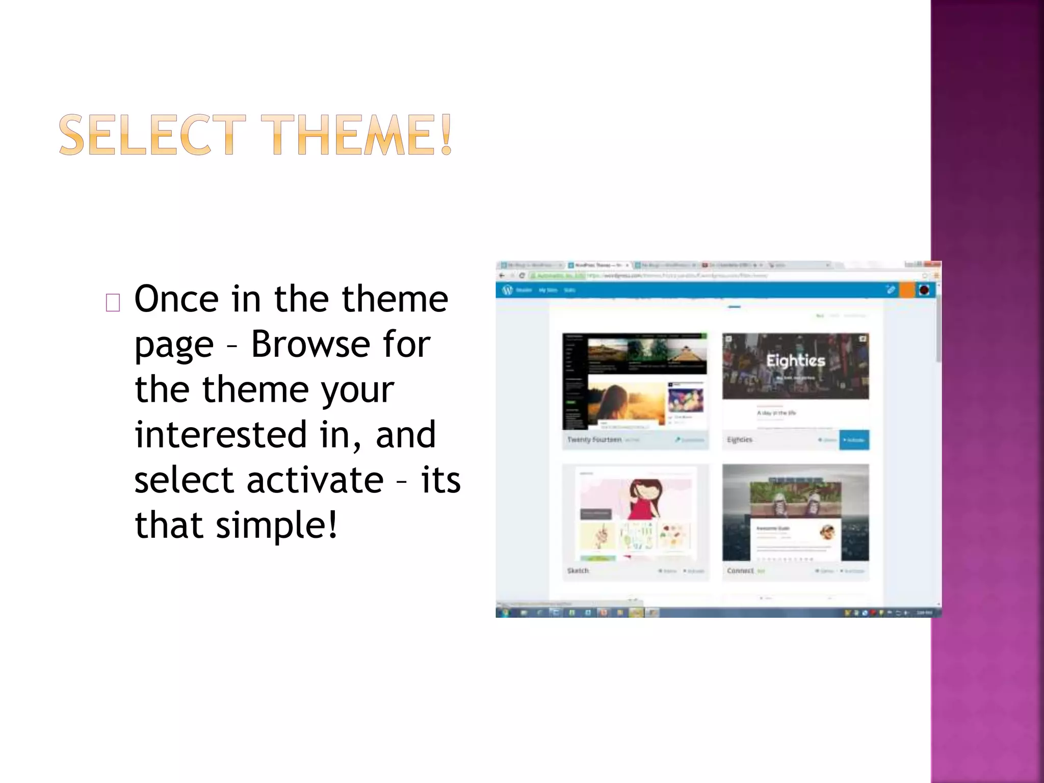Changing theme | PPT
