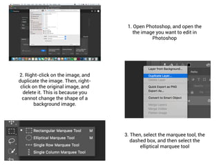 Changing the shape of an image | PDF