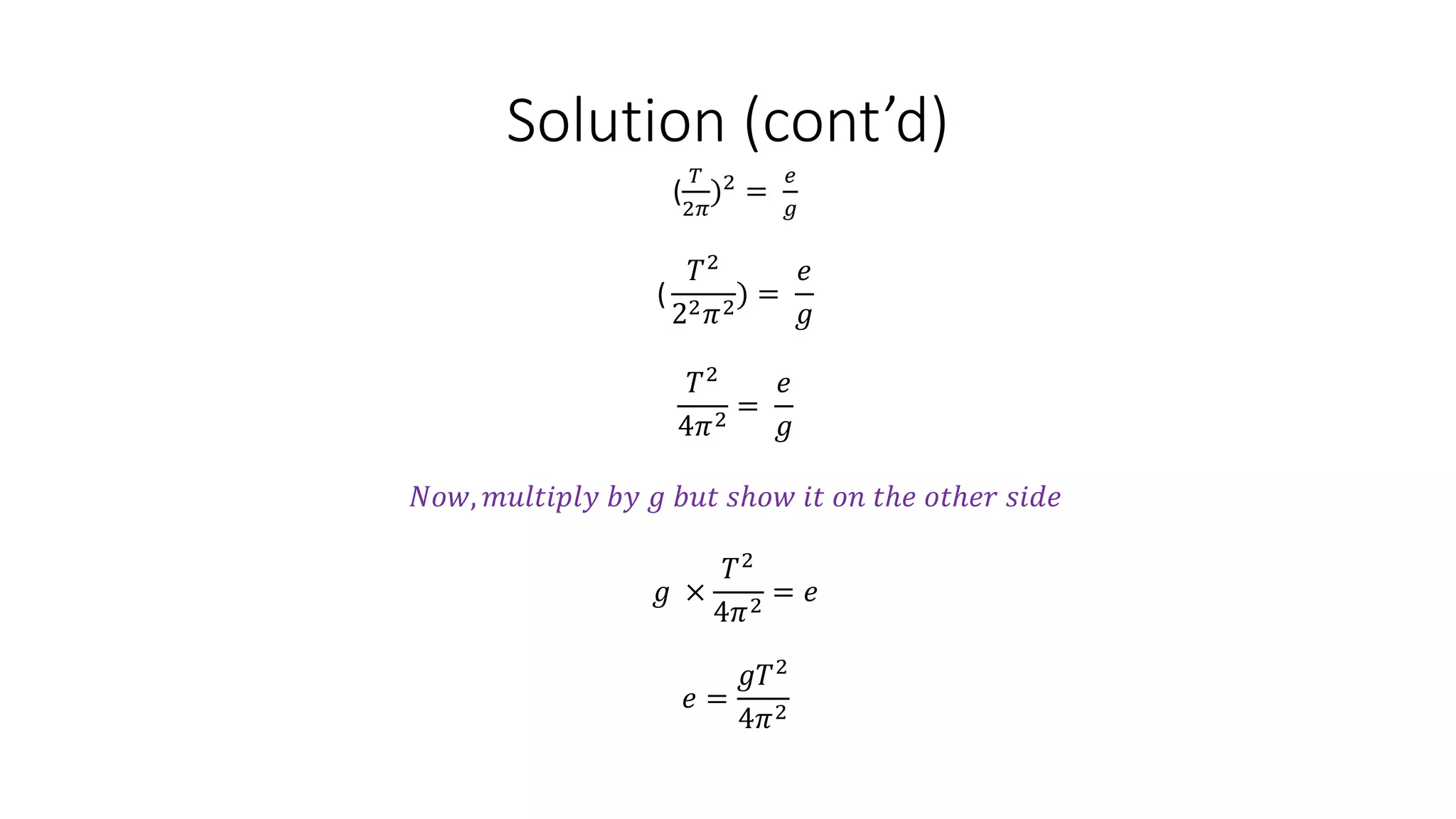 Changing the subject of a formula (roots and powers) | PPTX