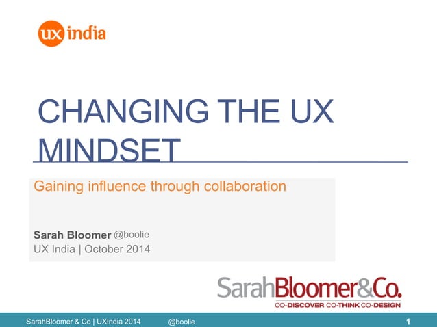 Changing the UX mindset | PDF | Business Administration | Business