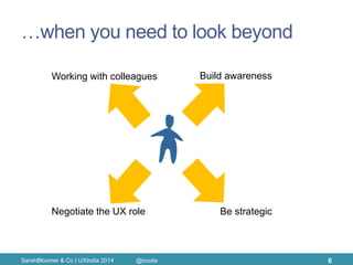 Changing the UX mindset | PPT