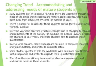 Changing trends in higher education | PPTX