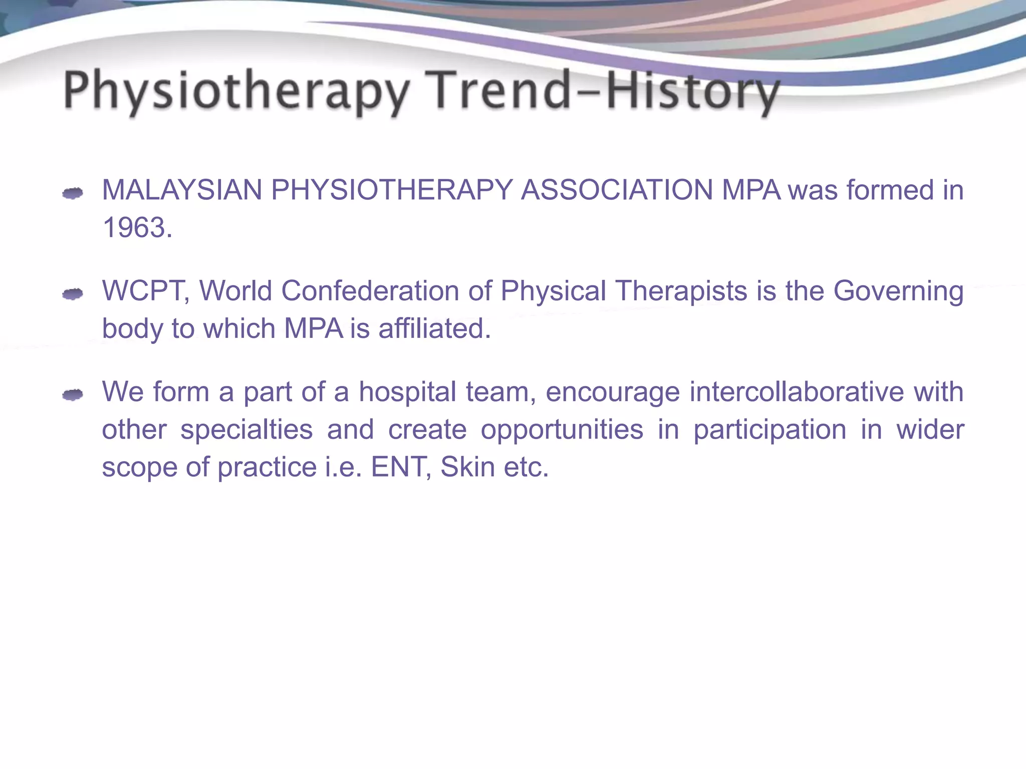 Changing trends in physiotherapy | POT