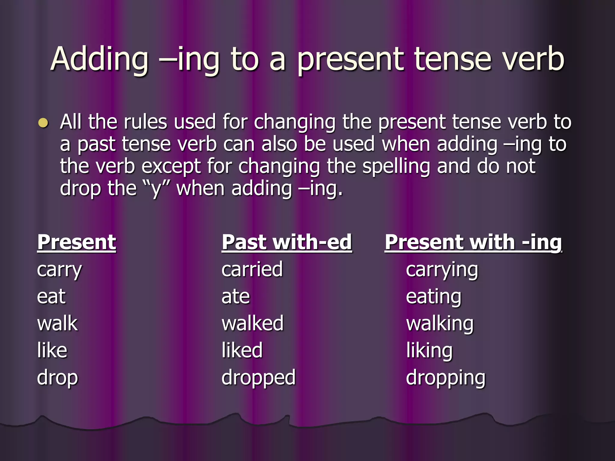 Changing_verbs_from_present_to_past.ppt