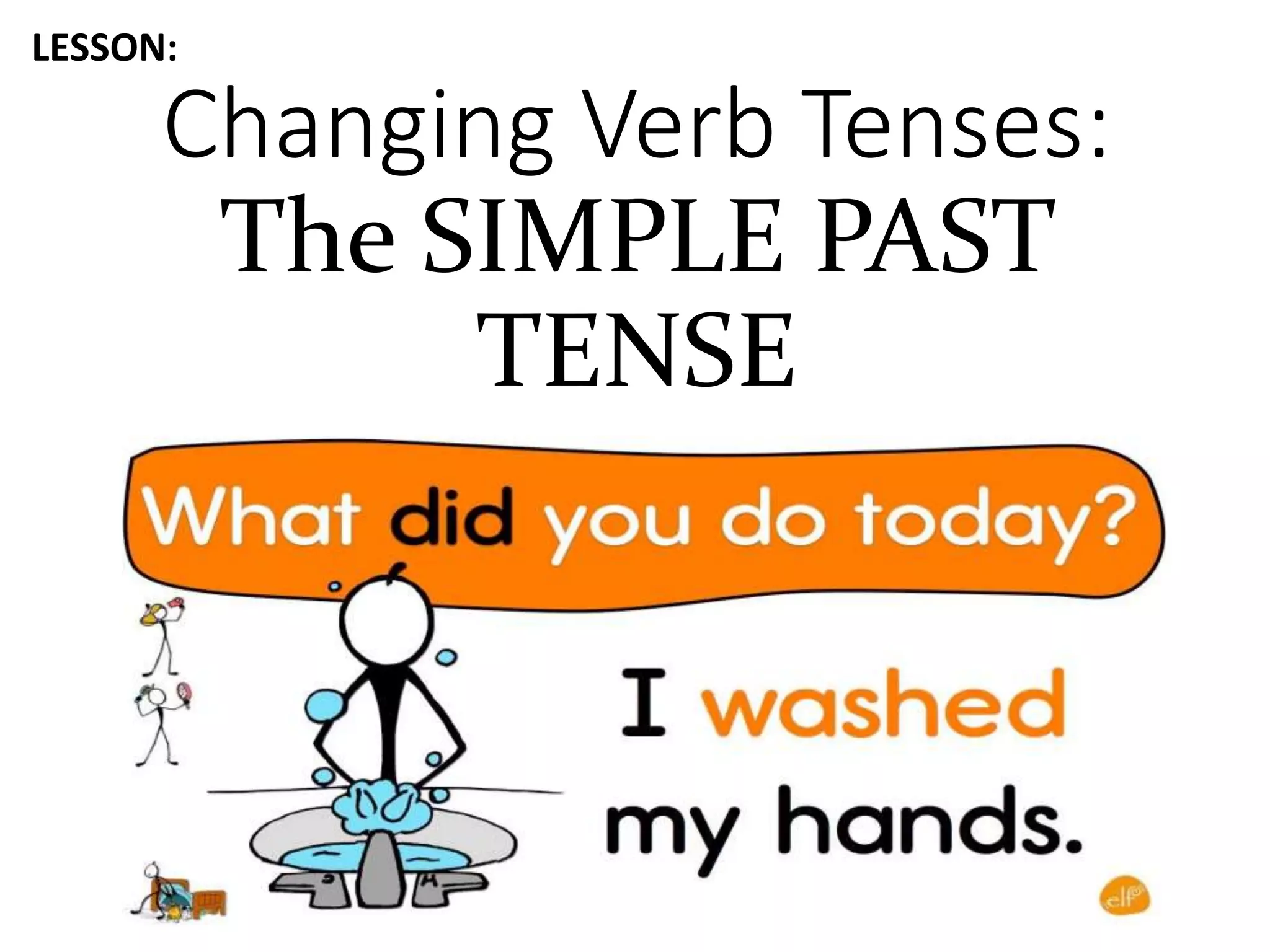 Changing Verb Tenses PAST TENSE.pptx