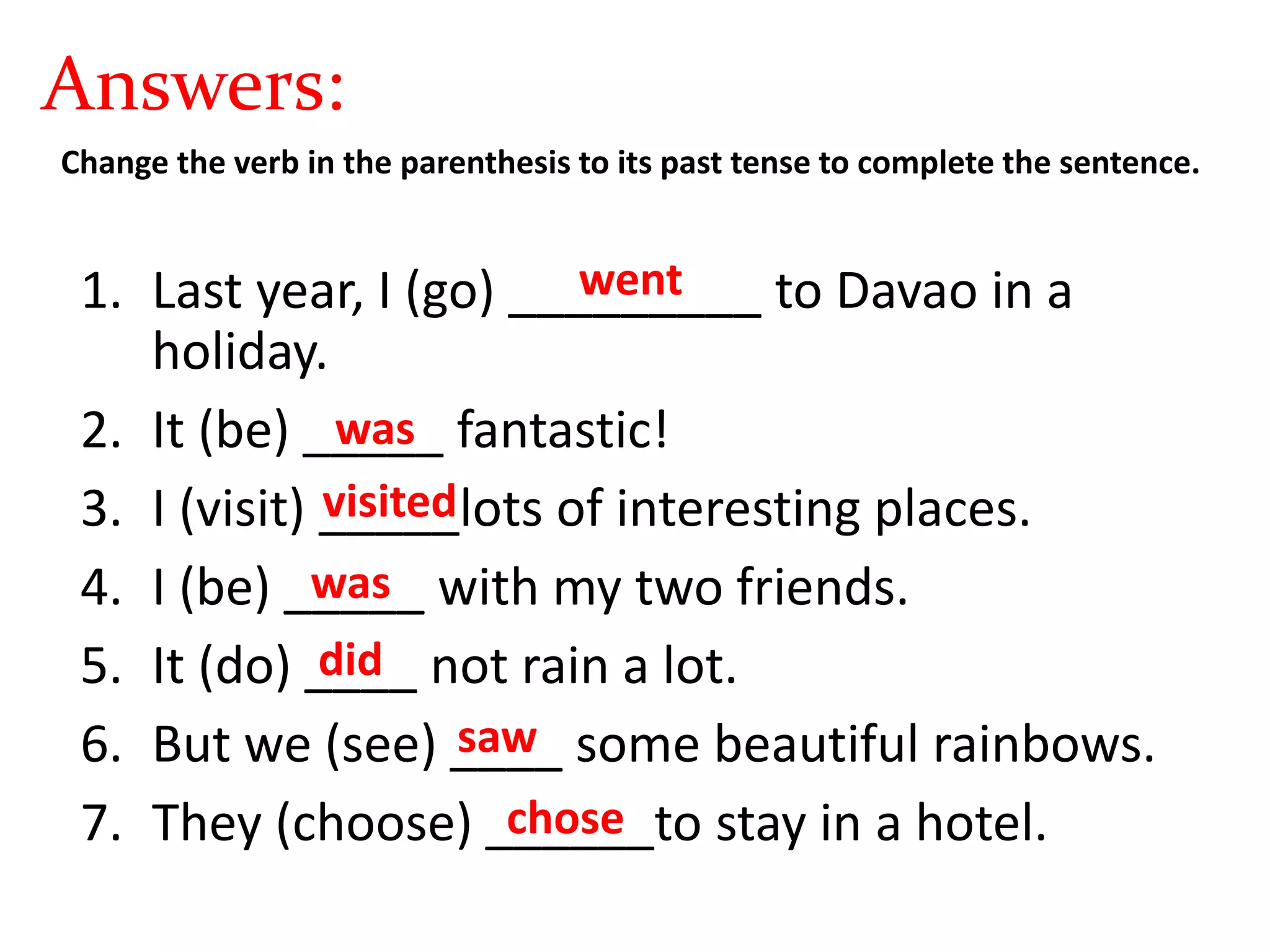 Changing Verb Tenses PAST TENSE.pptx