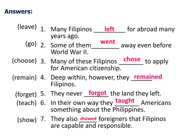 Changing Verb Tenses PAST TENSE.pptx