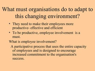 Changing world of work | PPT