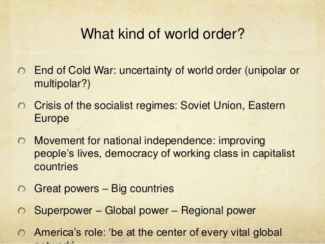 Changing Worlds - A strategy for the Twenty-First Century