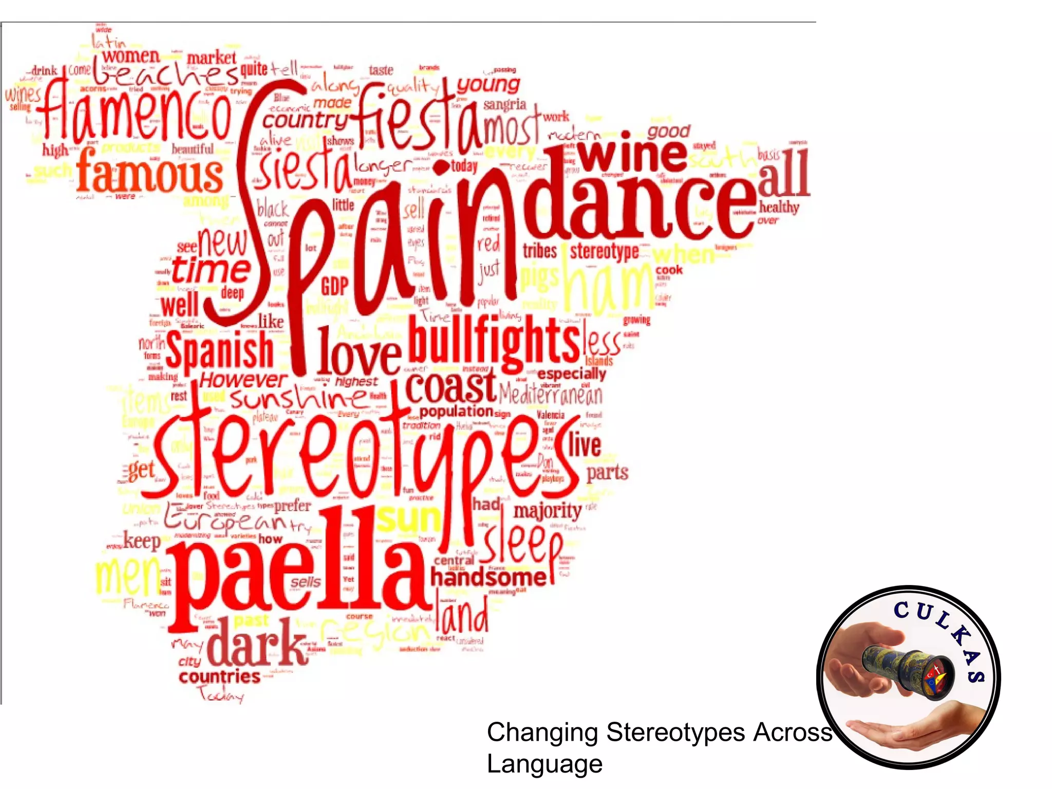 CULKAS. Changins stereotypes across language. | PPT
