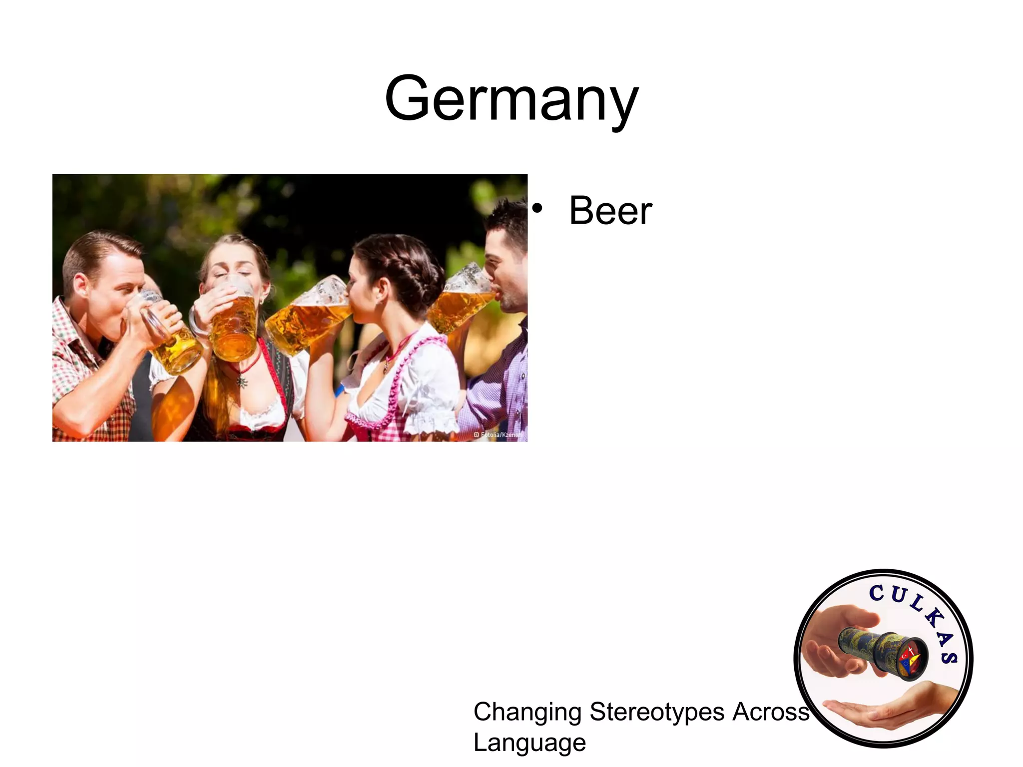 CULKAS. Changins stereotypes across language. | PPT