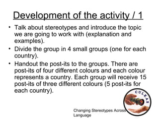 CULKAS. Changins stereotypes across language. | PPT