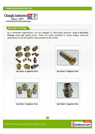 Changla Industries, Jamnagar, Brass Products | PDF