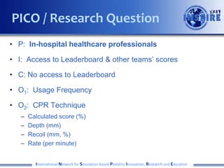In-hospital QCPR Leaderboard Study | PPTX | Medical Health