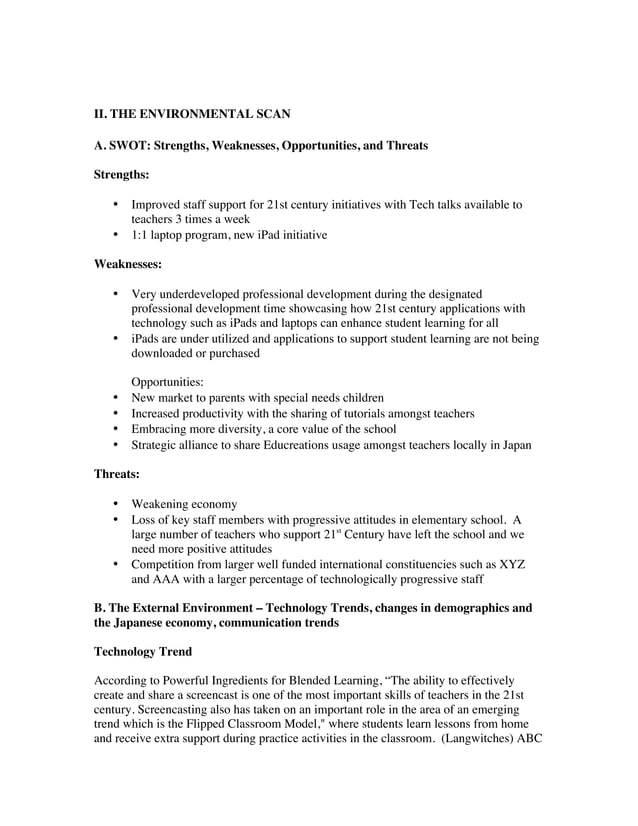 strategic management plan sample | PDF