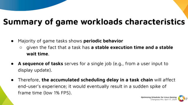 Optimizing Scheduler For Linux Gamingpdf Operating Systems Computer Software And Applications