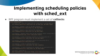 Optimizing Scheduler for Linux Gaming.pdf | Operating Systems | Computer Software and Applications