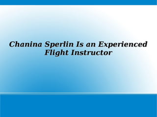 Chanina Sperlin | PPT | Air Travel | Travel Type