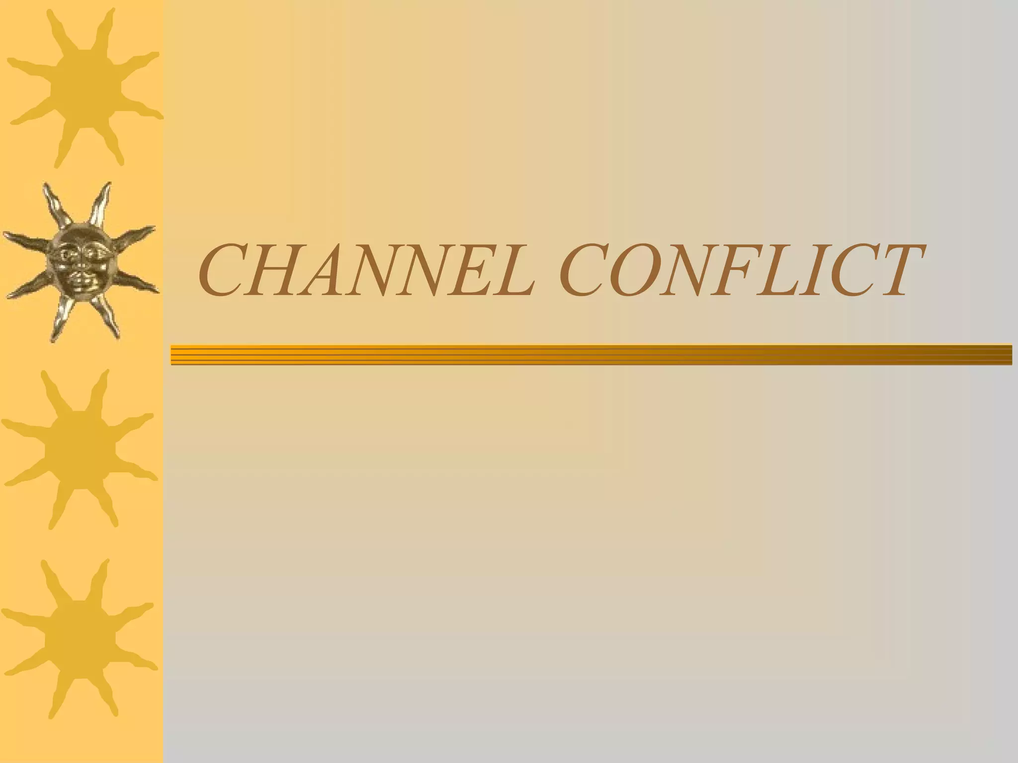 Channel conflict in marketing | PPT