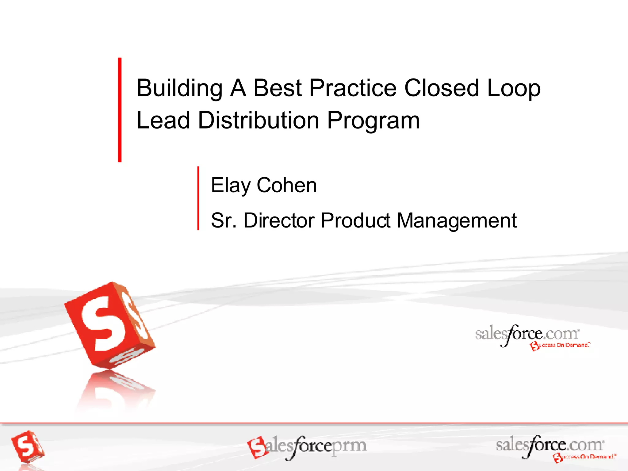 Channel Leads Processes Best Practices | PPT