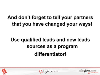Channel Leads Processes Best Practices | PPT
