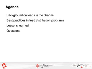 Channel Leads Processes Best Practices | PPT