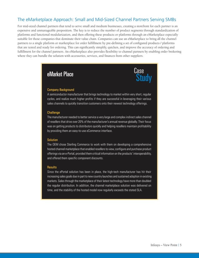 Infosys – Multi Channel Management Strategy | PDF