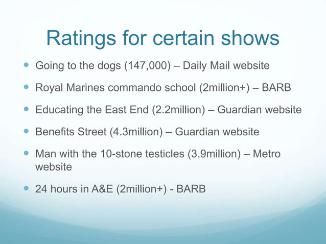 Channel 4 documentary ppt | PPT