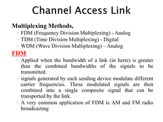 Channel access link | PPSX | Computer Networking | Computing