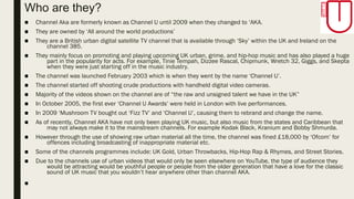 Channel Research | PPT